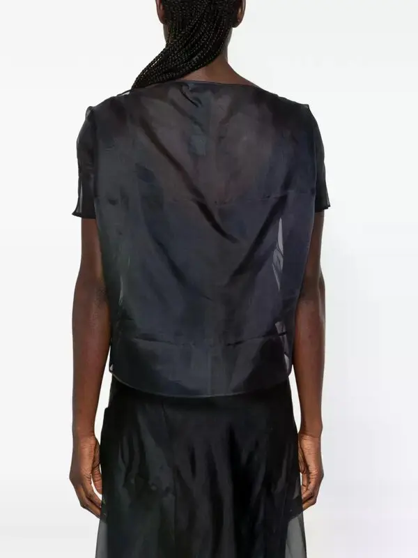 Max Mara Sheer Silk Top