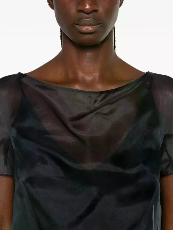Max Mara Sheer Silk Top