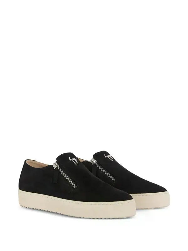 GIUSEPPE ZANOTTI Kobe Velour Sneakers - Black