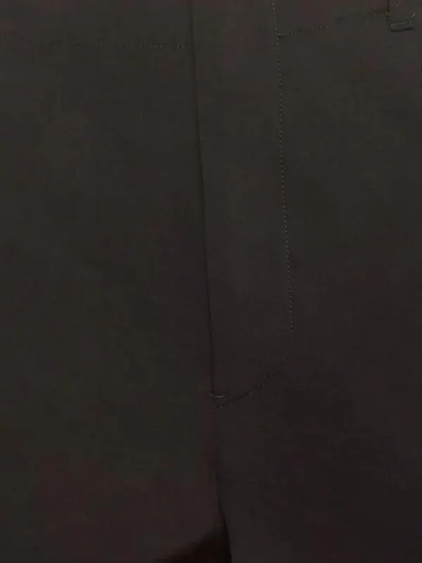 JIL SANDER Black Wool Flared Trousers