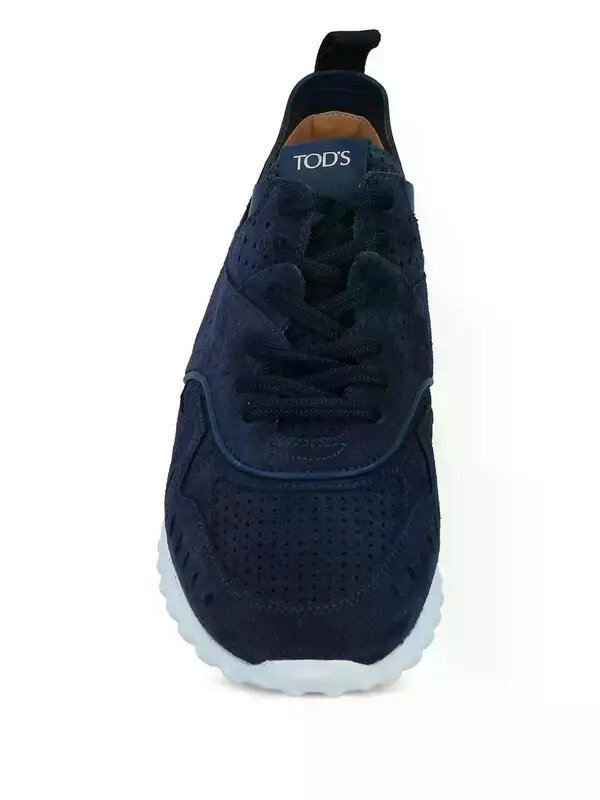 TOD'S Suede Lace Up Sneakers