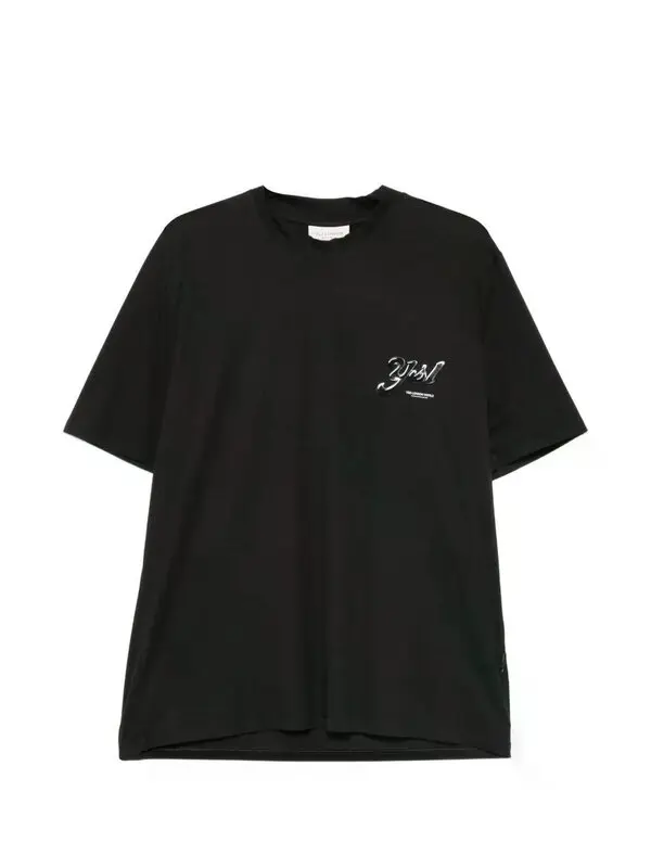 YES LONDON Logo-patch Crew-neck T-shirt