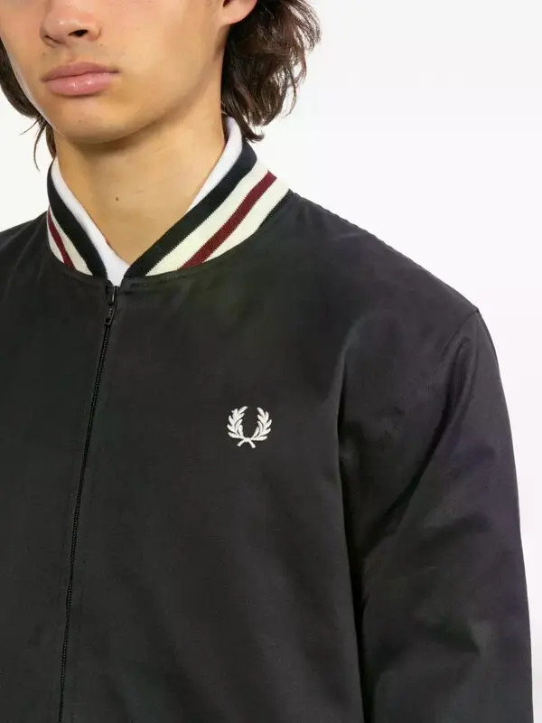 Fred Perry Embroidered Bomber Jacket