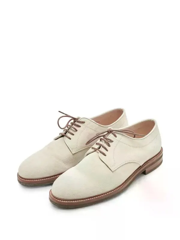 Brunello Cucinelli Suede Oxford Shoes