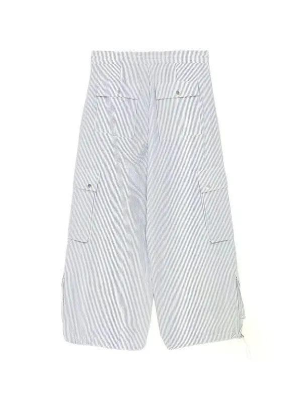 Cynthia Rowley Millie Seersucker Cargo Pants