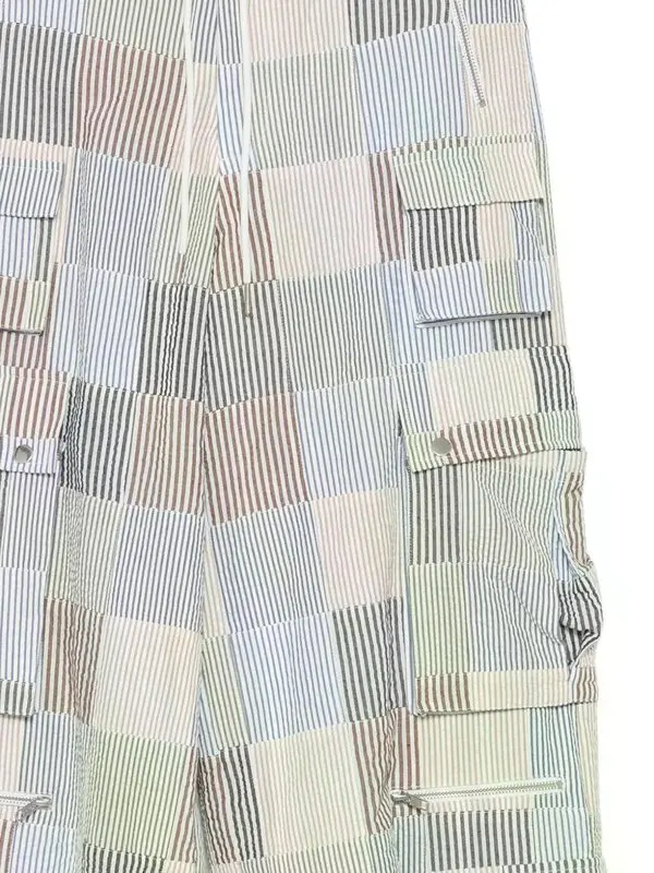 Cynthia Rowley Millie Patchwork Cargo Pants