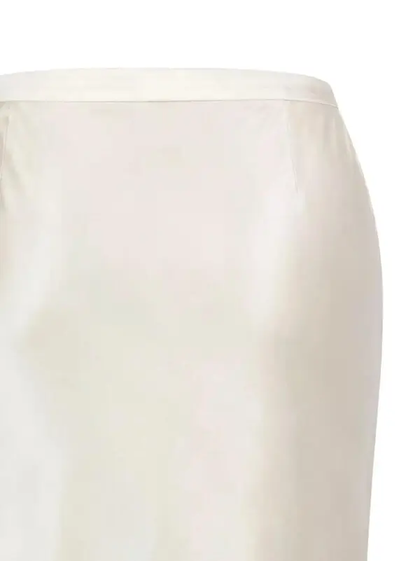 HERSKIND Herbert Lace-trim Midi Skirt - Neutrals