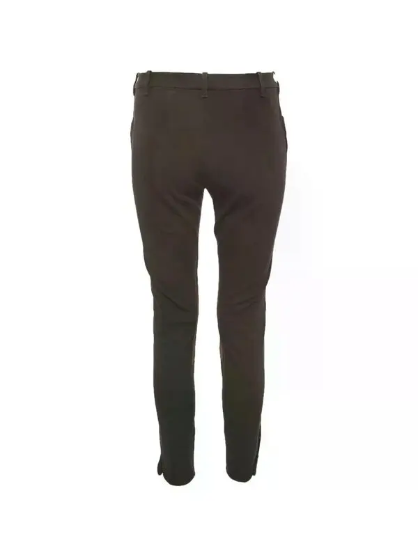 Ralph Lauren Suede Paneled Trousers