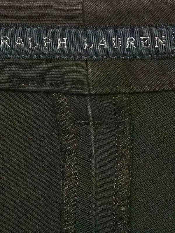 Ralph Lauren Suede Paneled Trousers