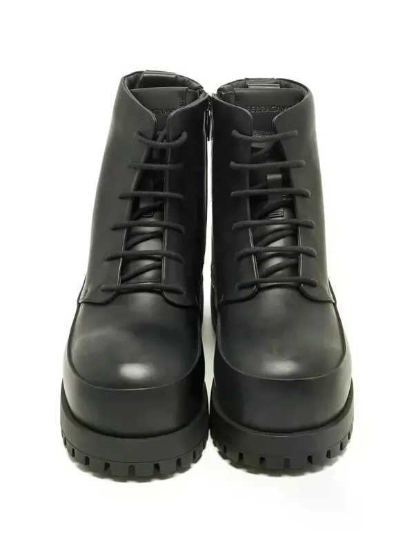 FERRAGAMO Fede Lace-up Combat Boots