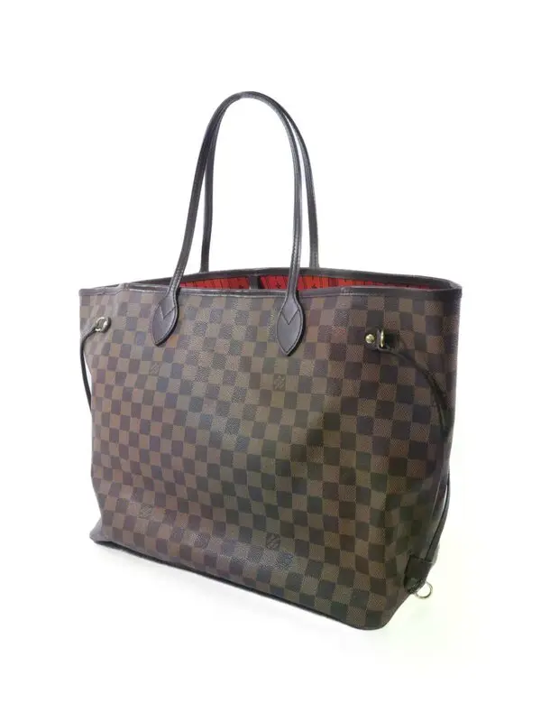 LOUIS VUITTON Gm Neverfull Damier Tote Bag - Brown