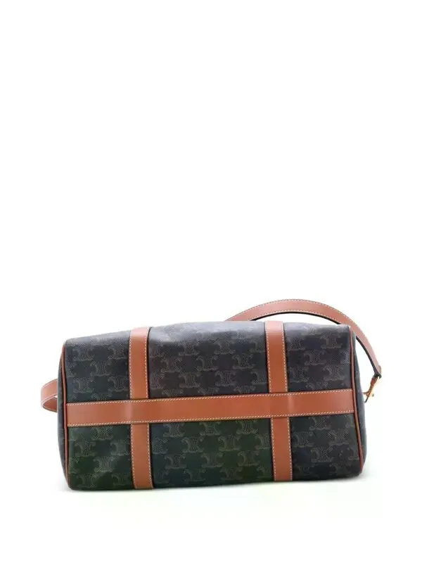 Celine Triomphe Coated Canvas Medium Shoulder Bag