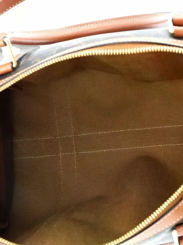 Celine Triomphe Coated Canvas Medium Shoulder Bag