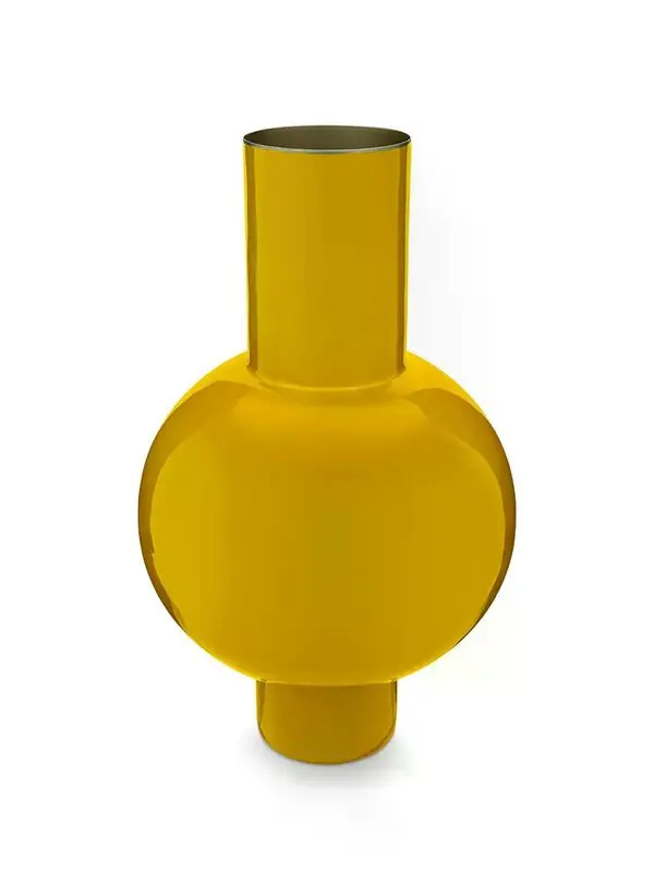 PIP STUDIO Metal Vase - Yellow
