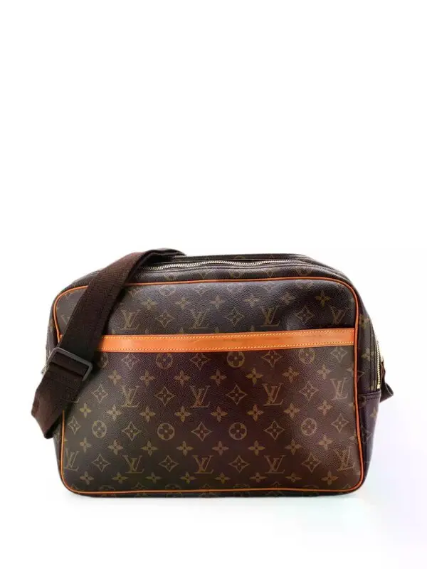 LOUIS VUITTON Monogram Canvas Gm Reporter Bag - Brown