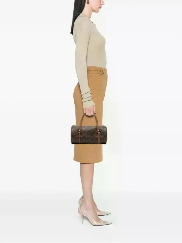 LOUIS VUITTON Monogram Papillon 26 Handbag - Brown