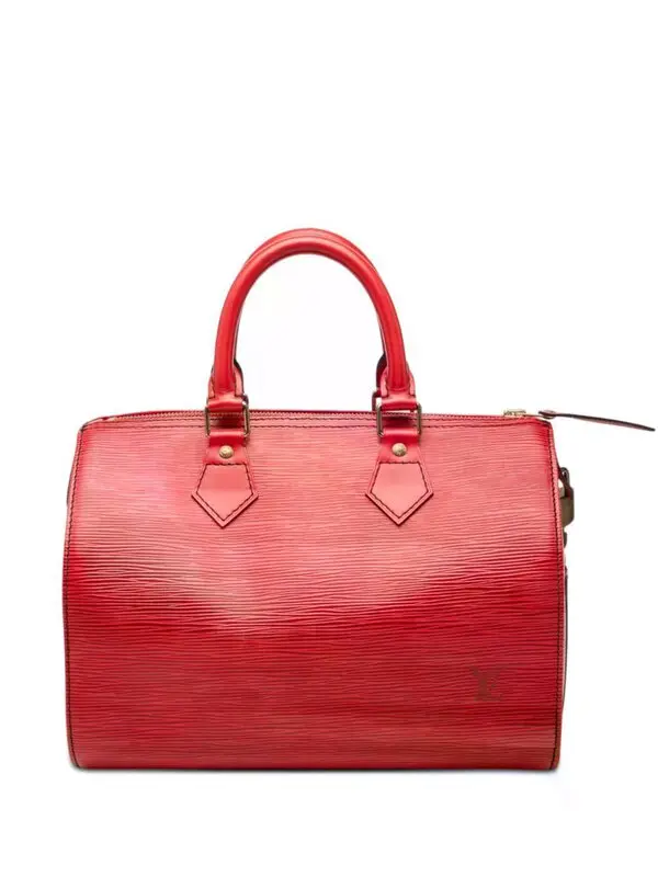LOUIS VUITTON Epi Speedy 25 Boston Bag - Red