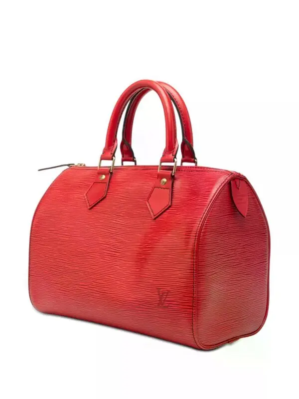 LOUIS VUITTON Epi Speedy 25 Boston Bag - Red