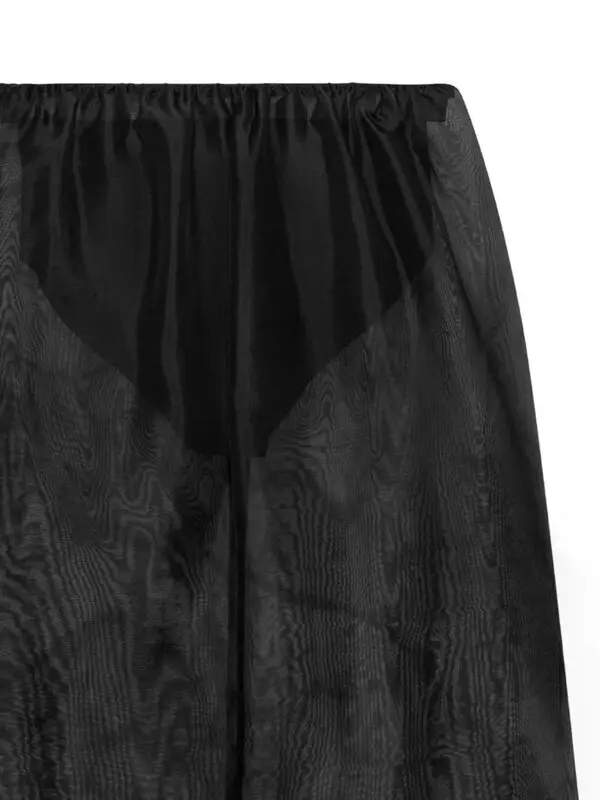 HERSKIND Kira Semi-sheer Moiré Midi Skirt