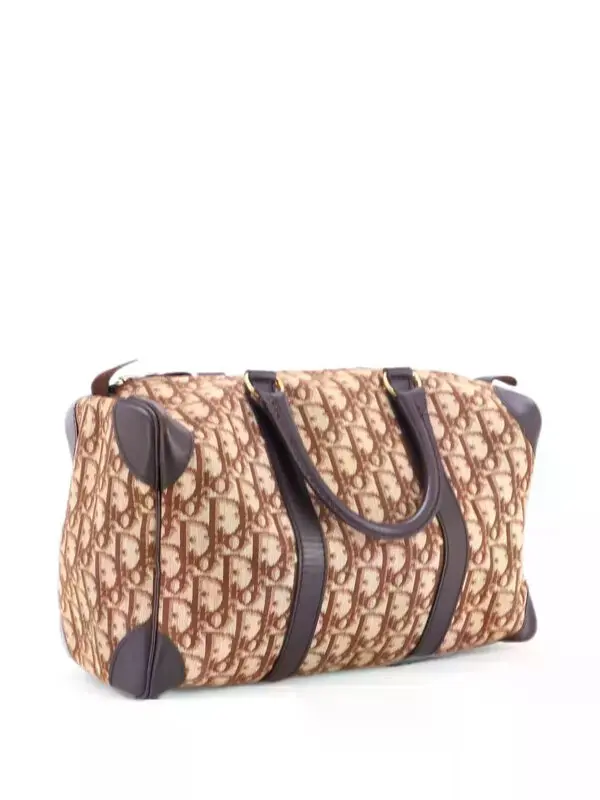 Dior Vintage Trotter Boston Bag - Brown