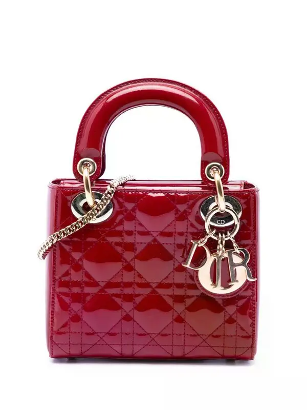 Dior Lady Mini Satchel - Red