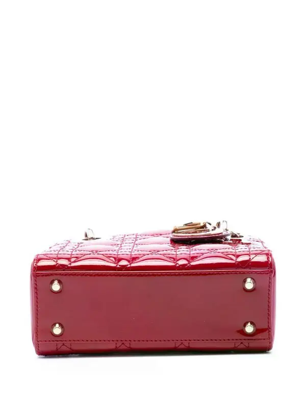 Dior Lady Mini Satchel - Red