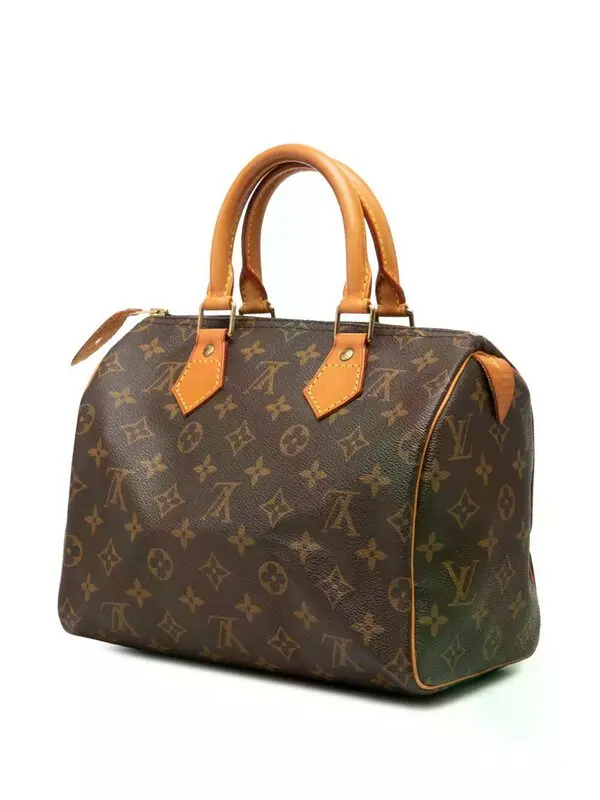 LOUIS VUITTON Monogram Speedy 25 Boston Bag - Brown