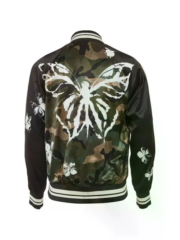 Valentino Garavani Mariposa Camouflage-print Bomber Jacket