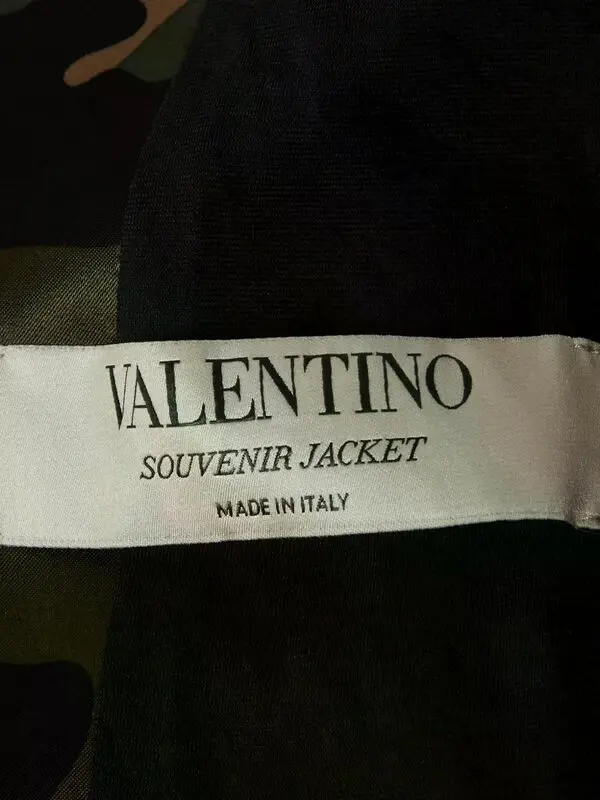 Valentino Garavani Mariposa Camouflage-print Bomber Jacket