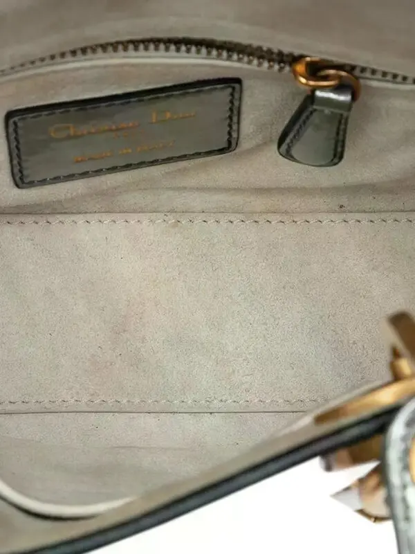 Dior Mini Lady Satchel - Silver