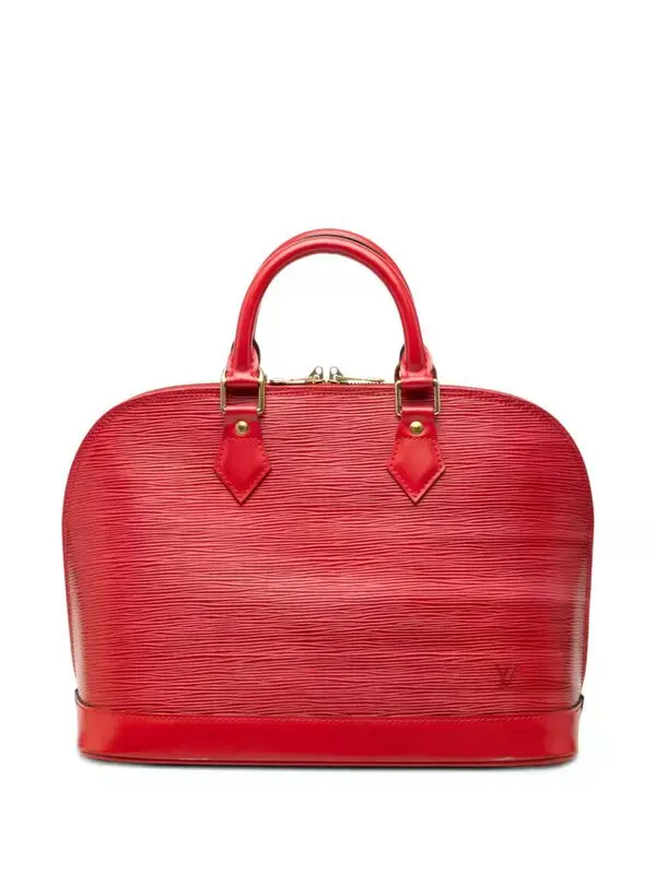 LOUIS VUITTON Epi Alma Pm Handbag - Red