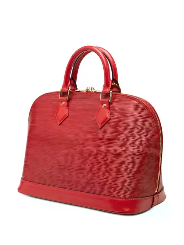 LOUIS VUITTON Epi Alma Pm Handbag - Red