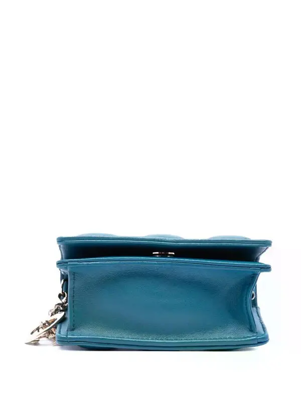 Dior Lambskin Cannage Waist Pouch On Chain
