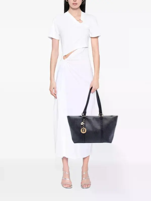 Fendi Zucchino Coated Canvas Tote Bag