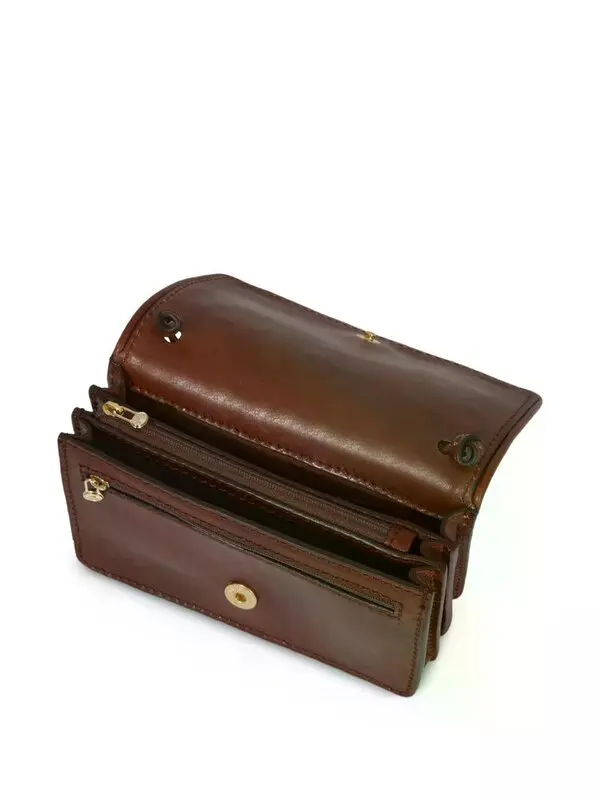THE BRIDGE Logo Plaque Leather Mini Bag
