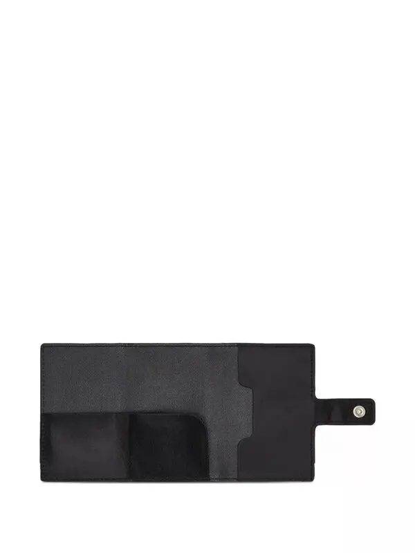 THE BRIDGE Leather Press-stud Cardholder - Black