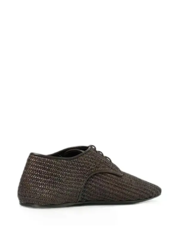 Emporio Armani Crochet Raffia Derby Shoes