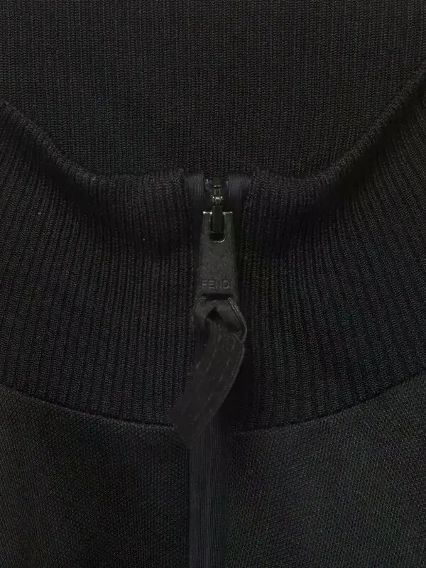 Fendi High-neck Zip-up Sweatshirt
