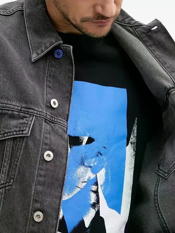 Karl Lagerfeld Sleeveless Denim Jacket