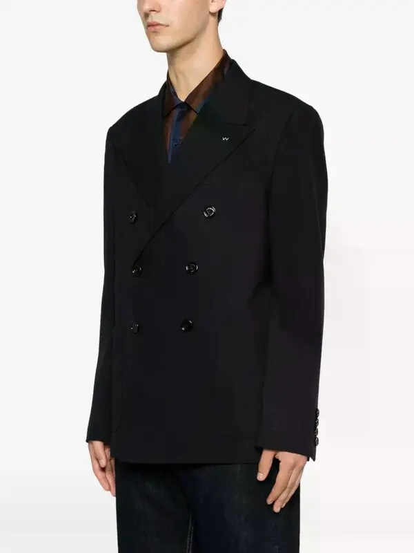 Valentino Garavani Double-breasted Peak-lapel Jacket