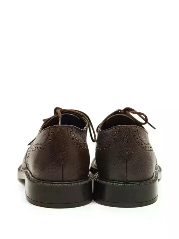 TOD'S Grained Leather Derby Shoes