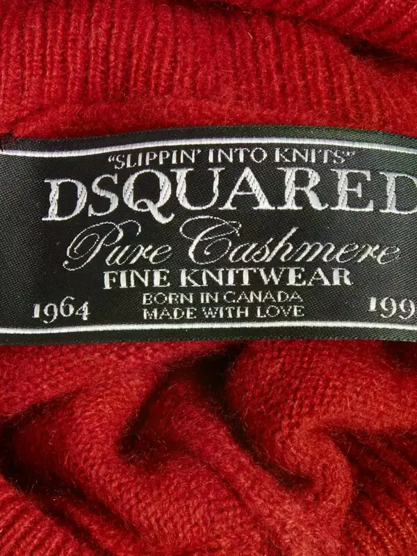 Dsquared2 Ribbed Turtleneck Sweater