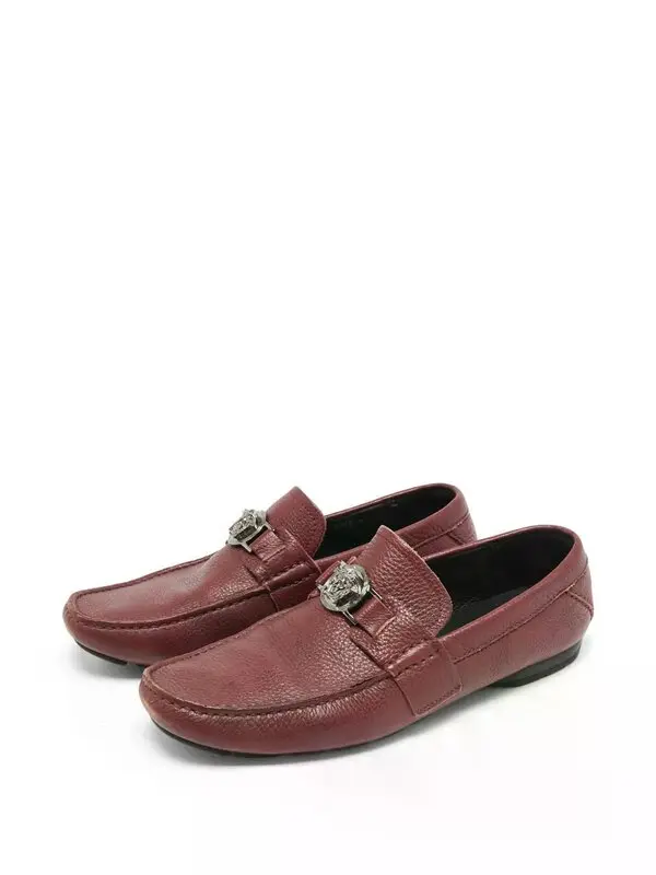 Versace Medusa Leather Loafers
