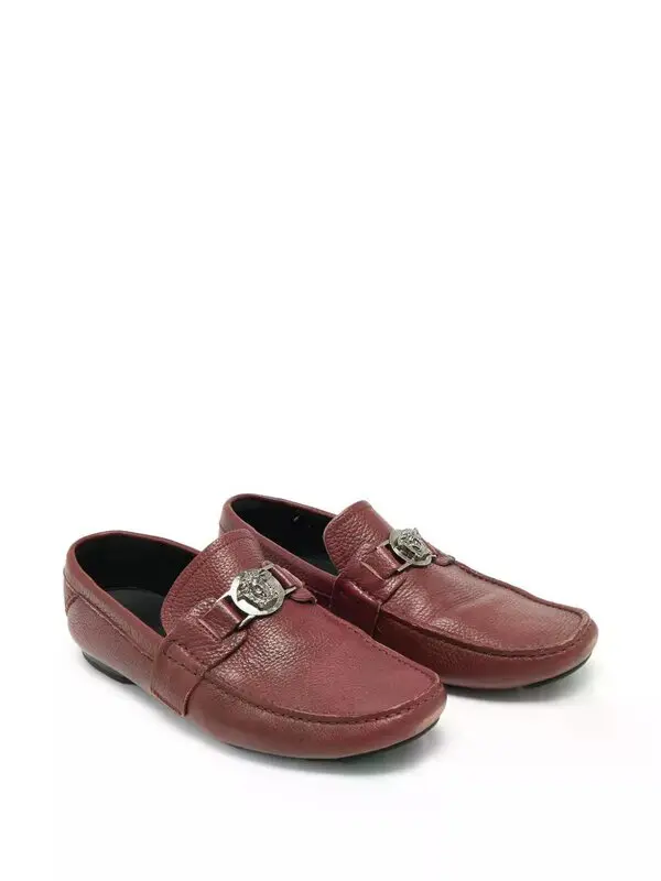 Versace Medusa Leather Loafers