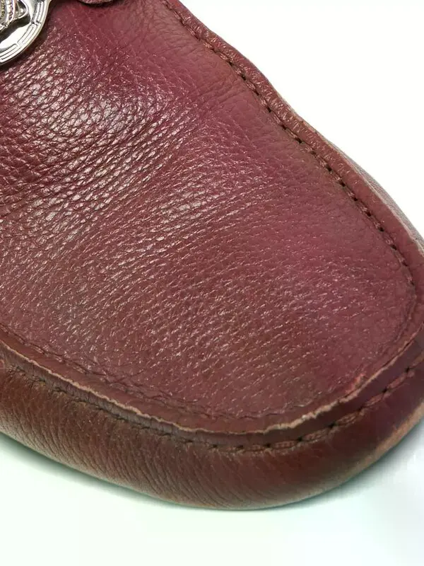 Versace Medusa Leather Loafers