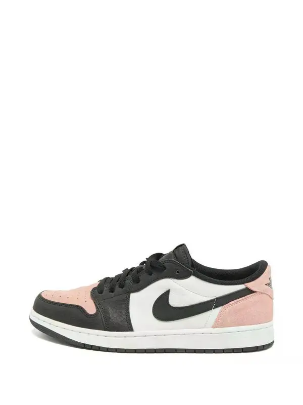 Nike Air Jordan 1 Low Og Lace-up Leather Sneakers - Pink