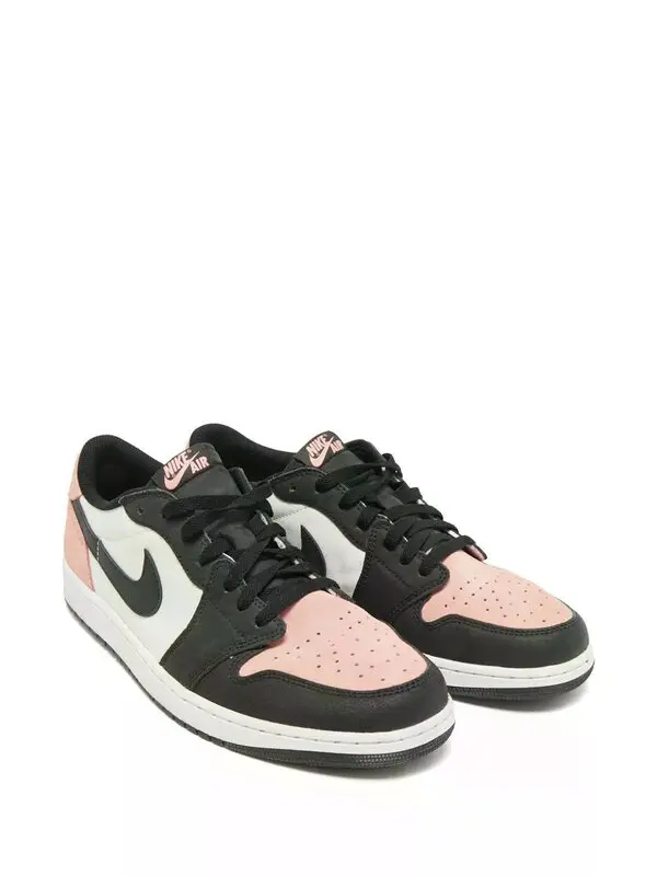 Nike Air Jordan 1 Low Og Lace-up Leather Sneakers - Pink