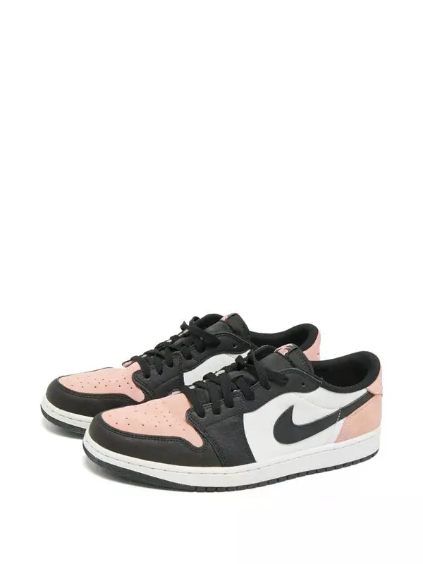 Nike Air Jordan 1 Low Og Lace-up Leather Sneakers - Pink