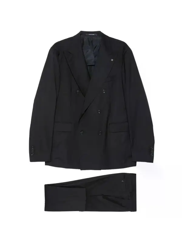 Tagliatore Double-breasted Suit - Black