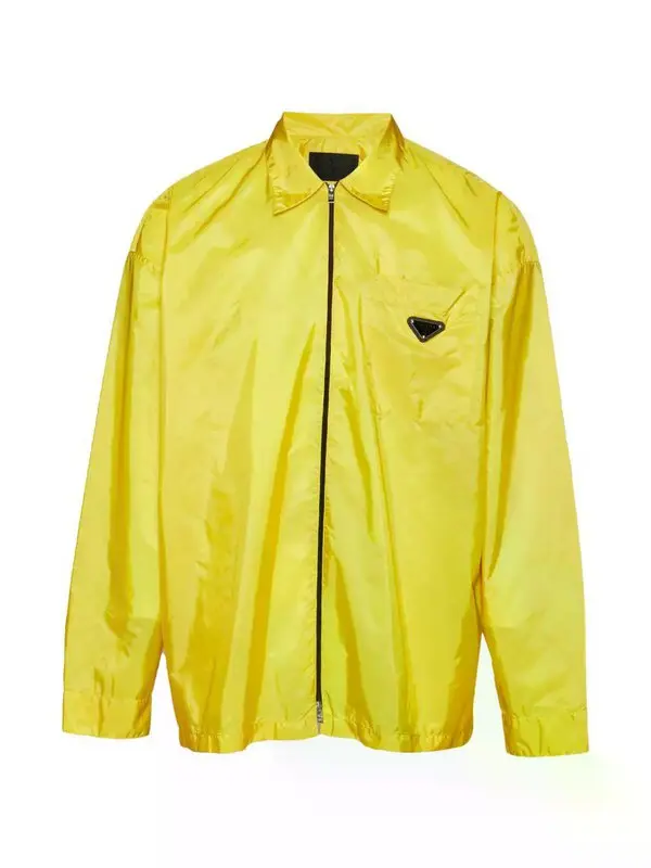 Prada Re-nylon Shirt Jacket - Yellow